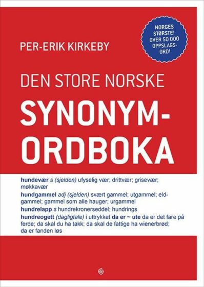 Den store norske synonymordboka - Kagge